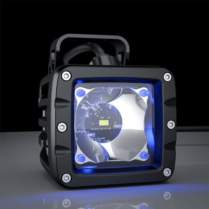 Armoured 4 Inch RGB Nite Vision Pod Lights (2 Pack) - ARMOURED